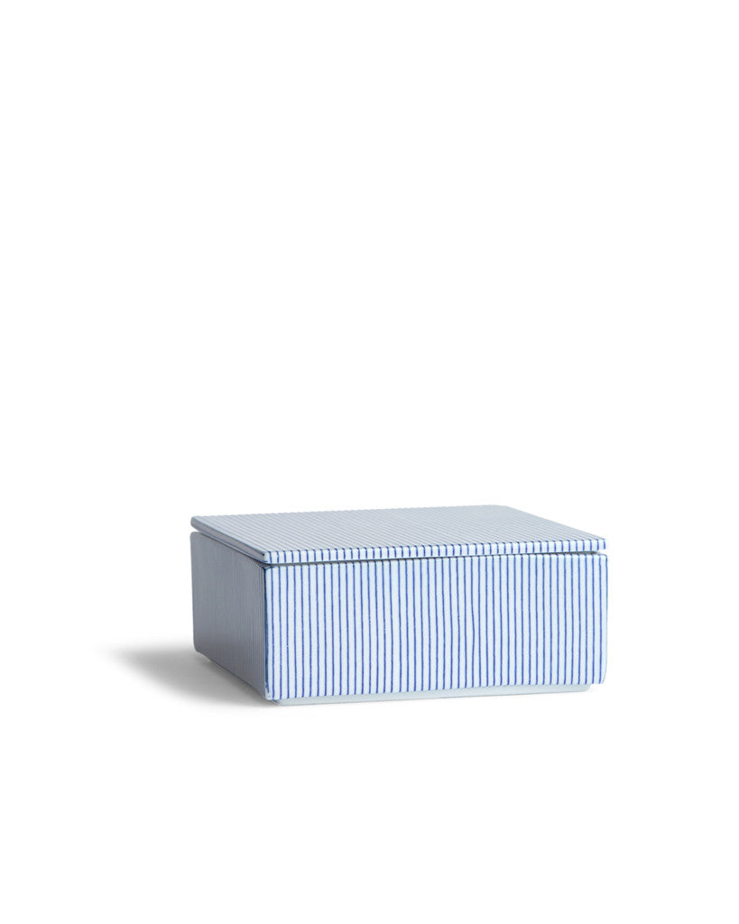 Porcelain Box - Blue Stripe – Nalata Nalata