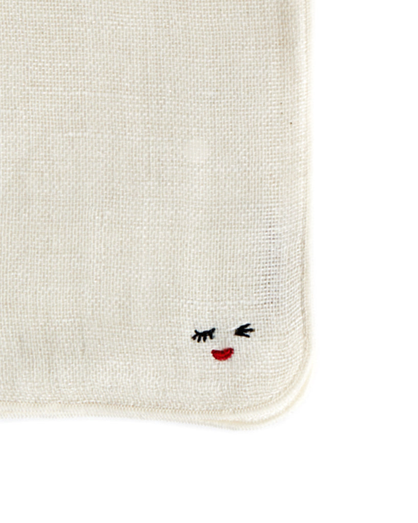 Embroidered Handkerchief Cloth - Wink – Nalata Nalata